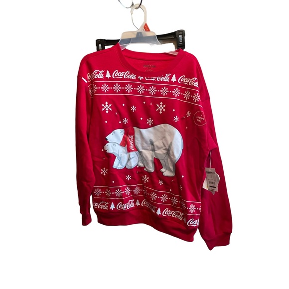 Coca Cola | Sweaters | Coca Cola Red White Polar Bear Sweater 53 Cotton ...